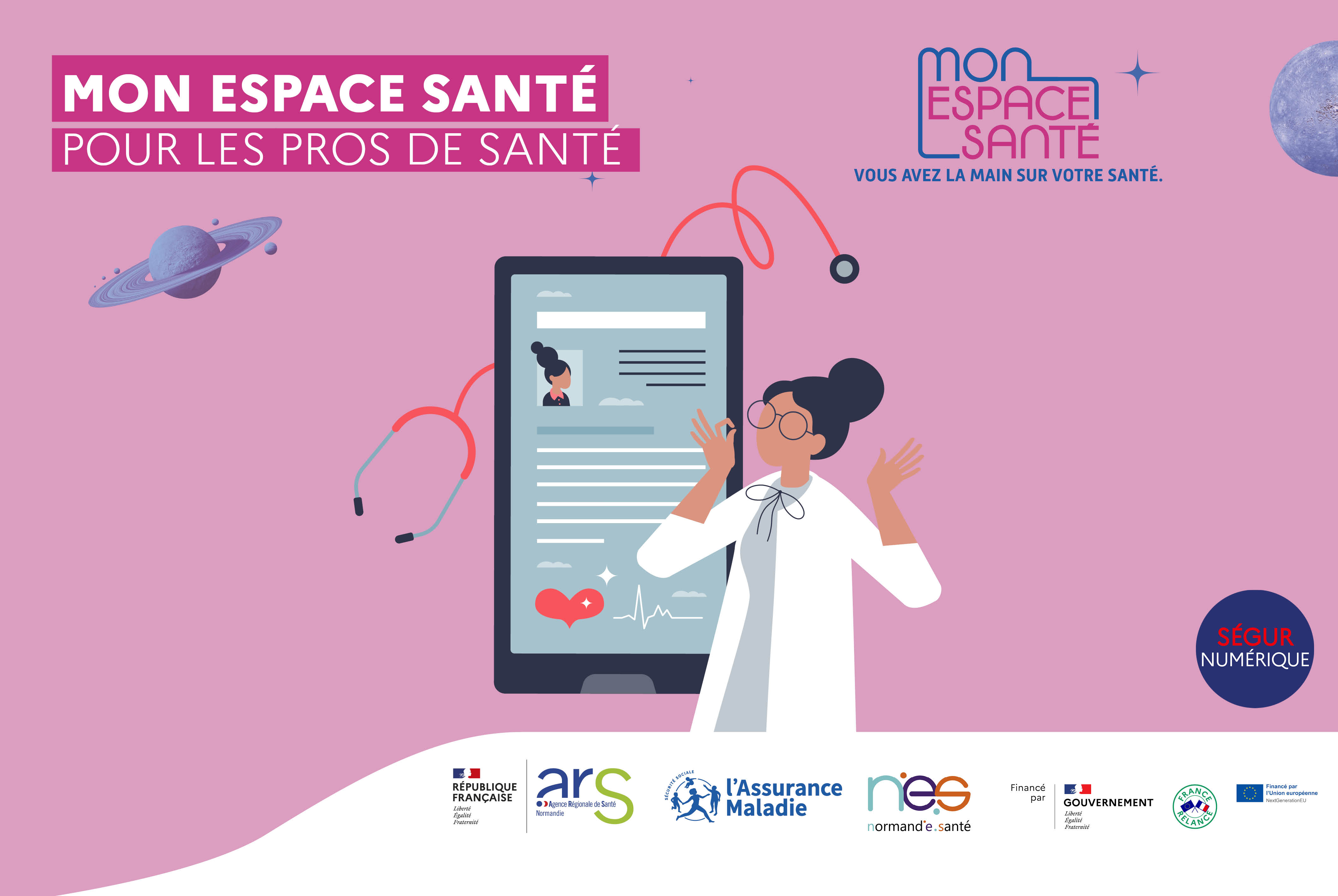 Utiliser Mon espace santé en tant que professionnel de la santé | Agence régionale de santé ...