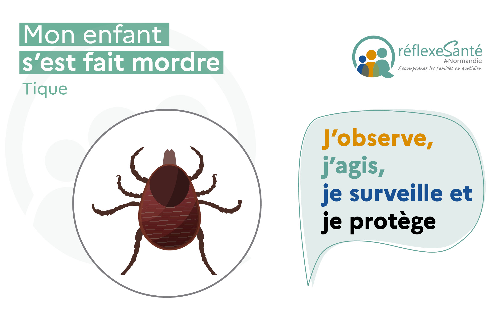 Mon enfant s'est fait mordre par une tique | Agence régionale de santé ...